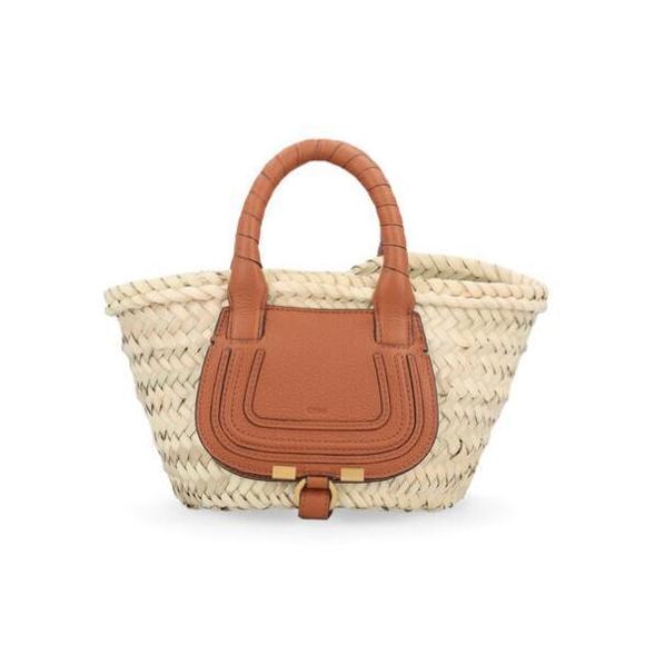 Chloe | Bags | Chloe Marcie Mini Basket Bag Tan | Poshmark